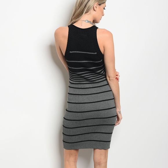 Dresses | Gorgeous Knitted Spring Bodycon Striped Dress | Poshmark
